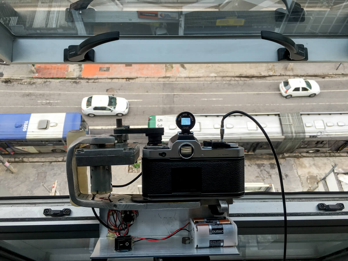 As a roll of film moves across the film plane: making a slit-scan ...