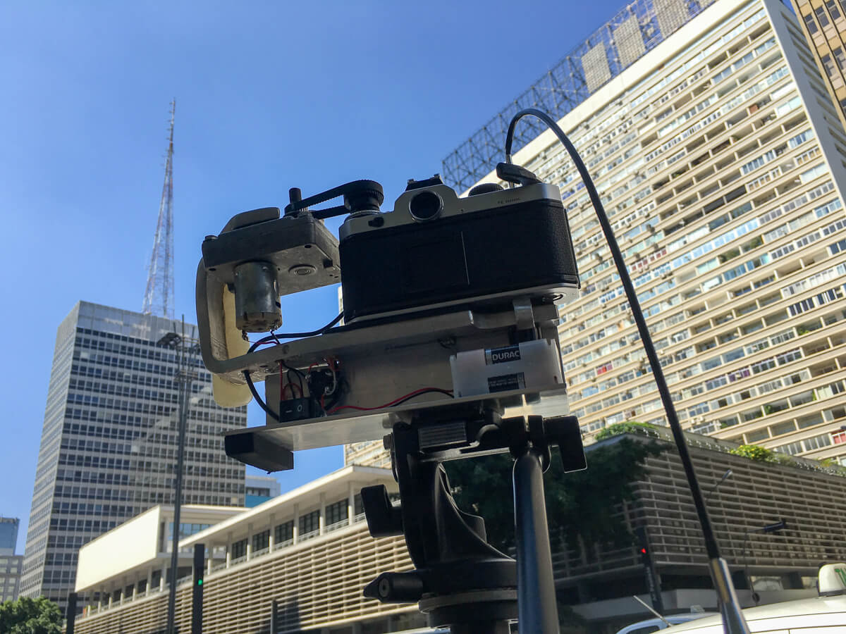 As a roll of film moves across the film plane: making a slit-scan ...