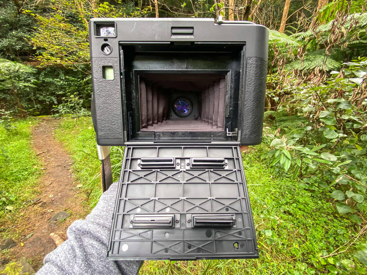 Night photography with the MiNT Camera Instantkon RF70 and Fujifilm ...