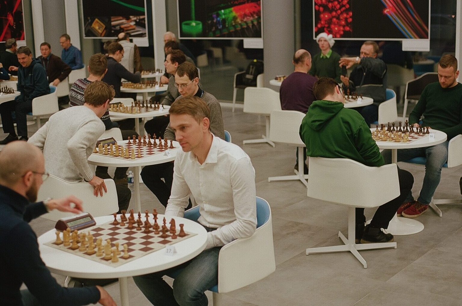 5 Frames... Of Chess at Vilnius University's FTMC on Kodak Portra 160 ...