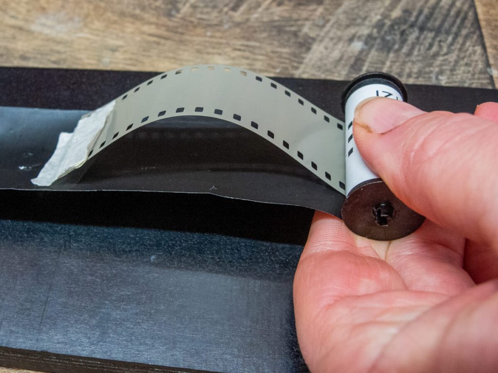 Start at the Stop: How to respool 35mm film into 127 (and 120) backing ...