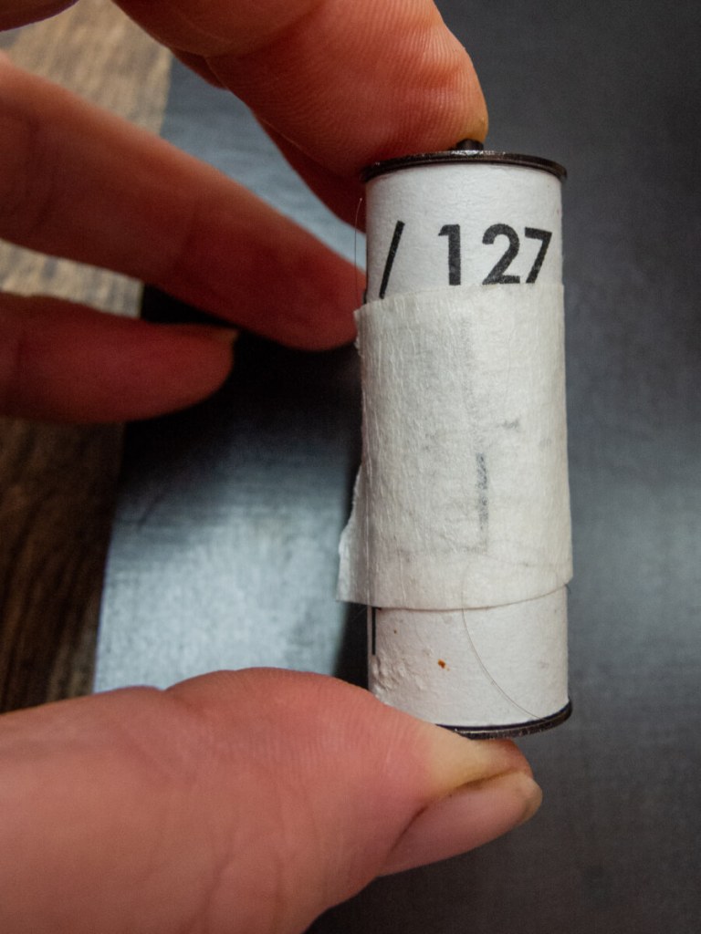 Start at the Stop: How to respool 35mm film into 127 (and 120) backing ...