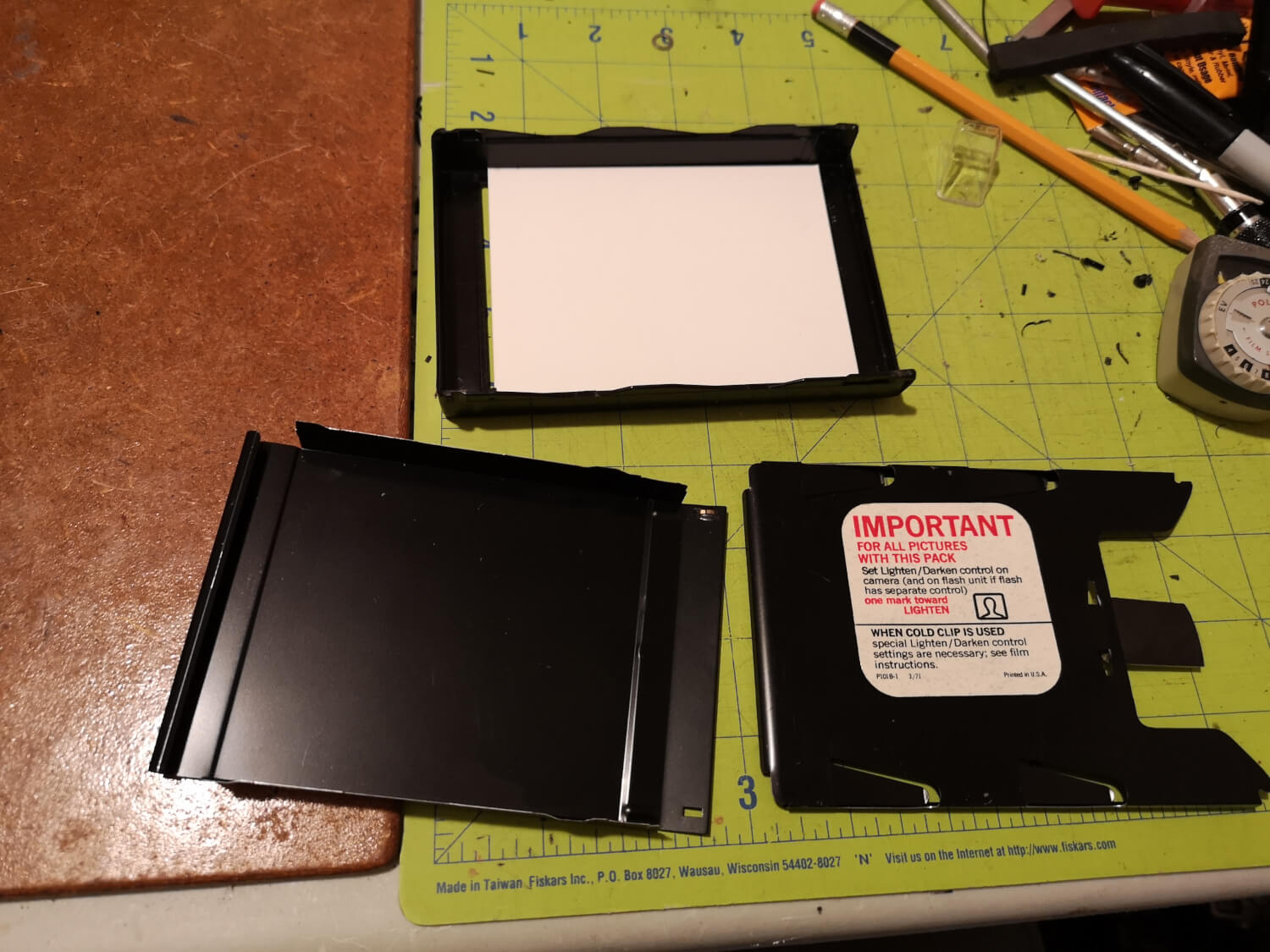 How-to: Shoot paper negatives with a Polaroid pack film Land Camera ...