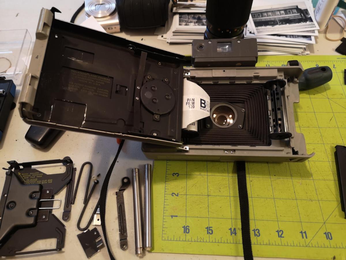 How-to: Shoot 120 & 35mm film in a Polaroid pack film camera - EMULSIVE